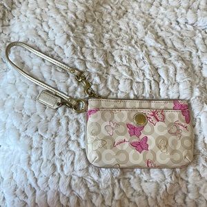 Coach | Bags | Coach Butterfly Wristlet | Poshmark